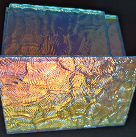 Customized Dichroic Iridescent Acrylic Panels | Wallis Plastic