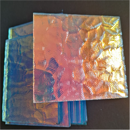 Customized Dichroic Iridescent Acrylic Panels | Wallis Plastic