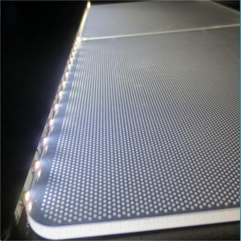 High Transparency Acrylic Laser Dotted Light Guide Panel | Wallis Custom