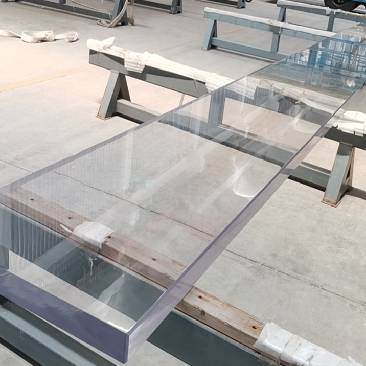 High Quality Ultra Transparent Acrylic Bendable Swim Pool Baffle ...