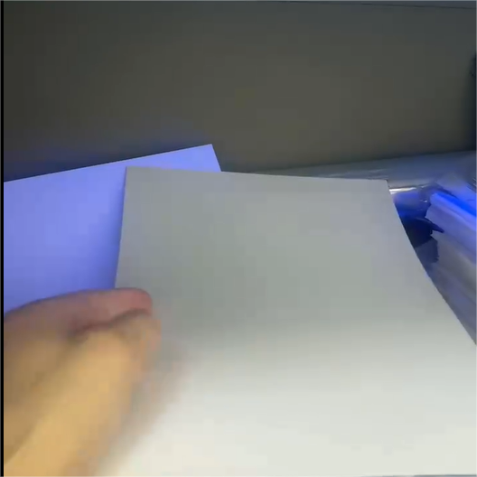 Non-fluorescent White PC Sheet for Inkjet Printing-WallisPlastic