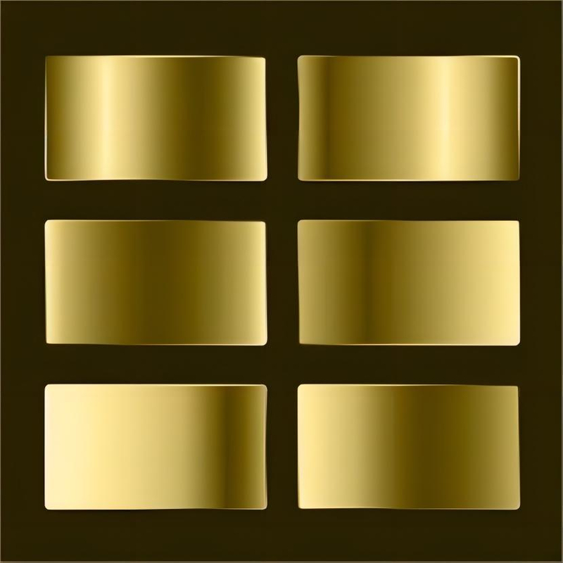 Customized Metal Card Stainless Steel VIP Member Metal Business Cards
