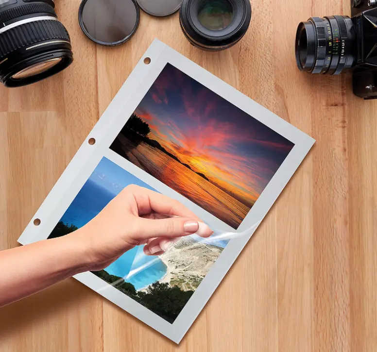 Double Side Adhesive Photo Album PVC Sheet for Photobook