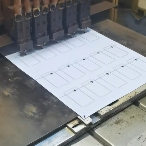 125KHz 13.56MHz RFID Inlay PVC Prelam Inlay Sheet for Card